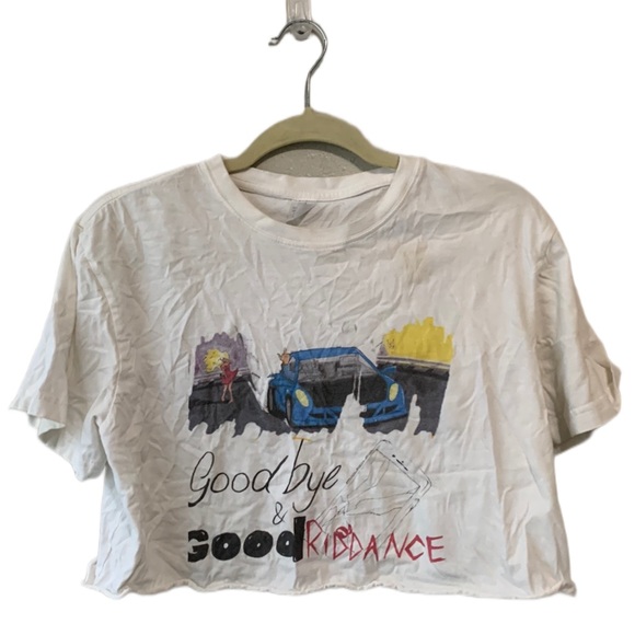 Vintage | Tops | Vintage Goodbye And Good Riddance Cropped Tee Shirt ...